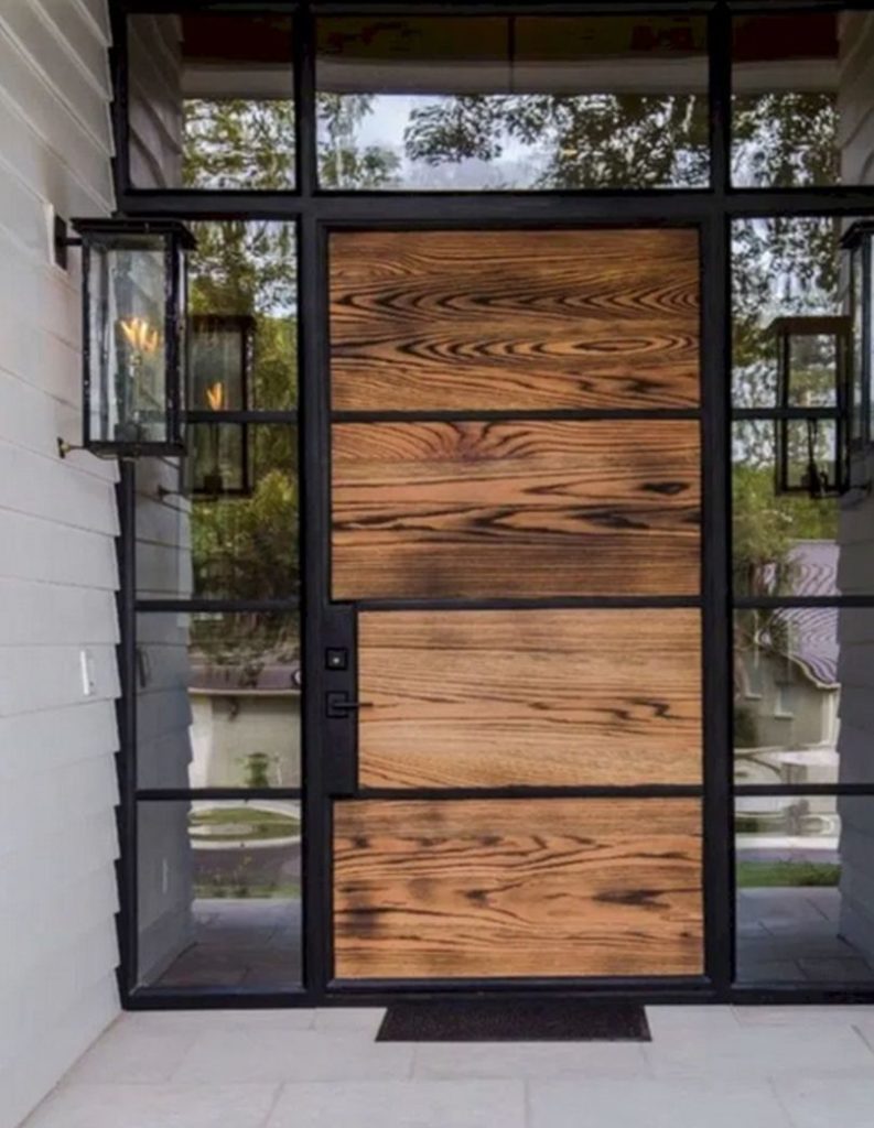 Stunning Glass Front Doors Ideas to Connect Indoors with Outdoors