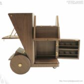 Moba Mobility Beverage Bar Trolley To Mix, Serve, and Store Liquor